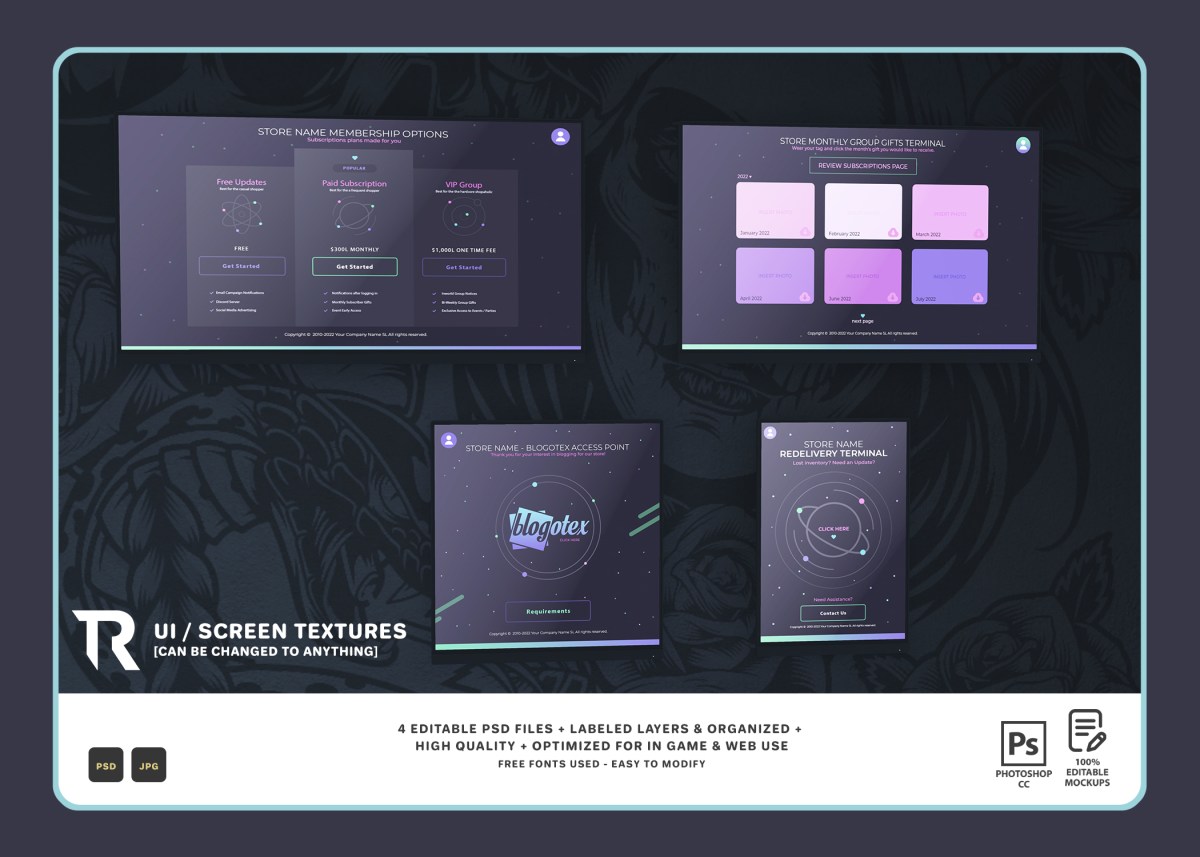 ui-screen-textures | [TR] Toxxic Rhiannyr